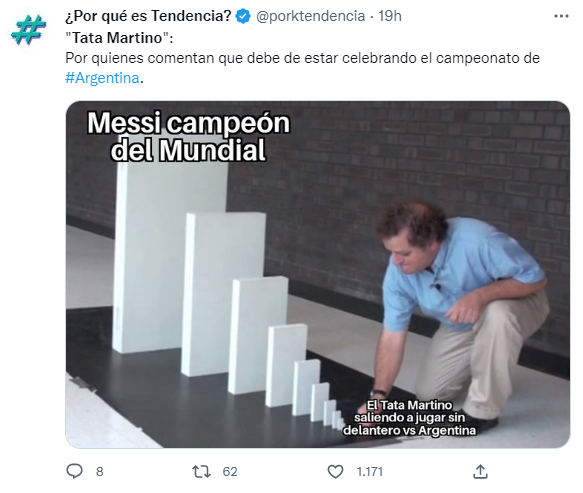 Le llueven memes al 'Tata' Martino tras coronación de Argentina en Mundial