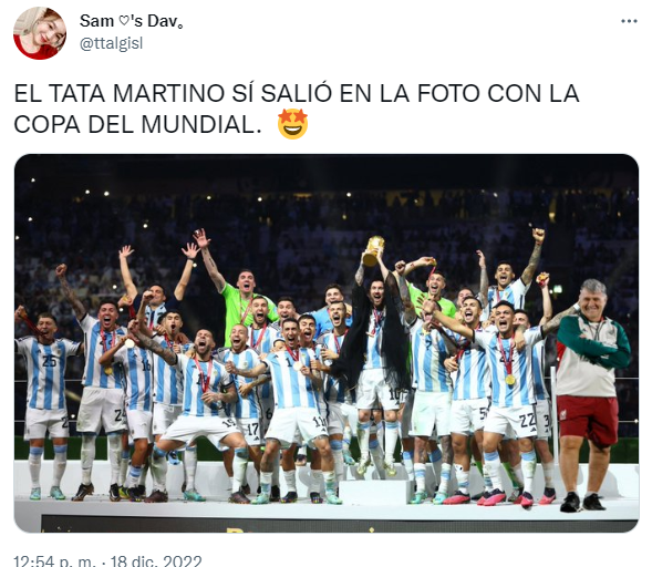 Le llueven memes al 'Tata' Martino tras coronación de Argentina en Mundial