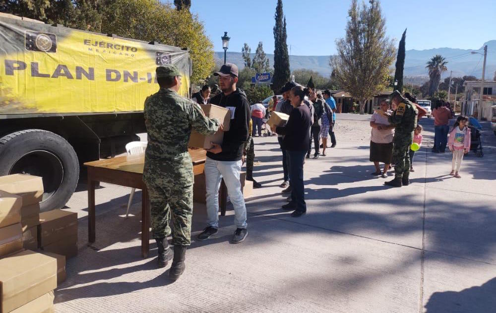 Dan apoyo por temporada invernal a zonas vulnerables de Durango