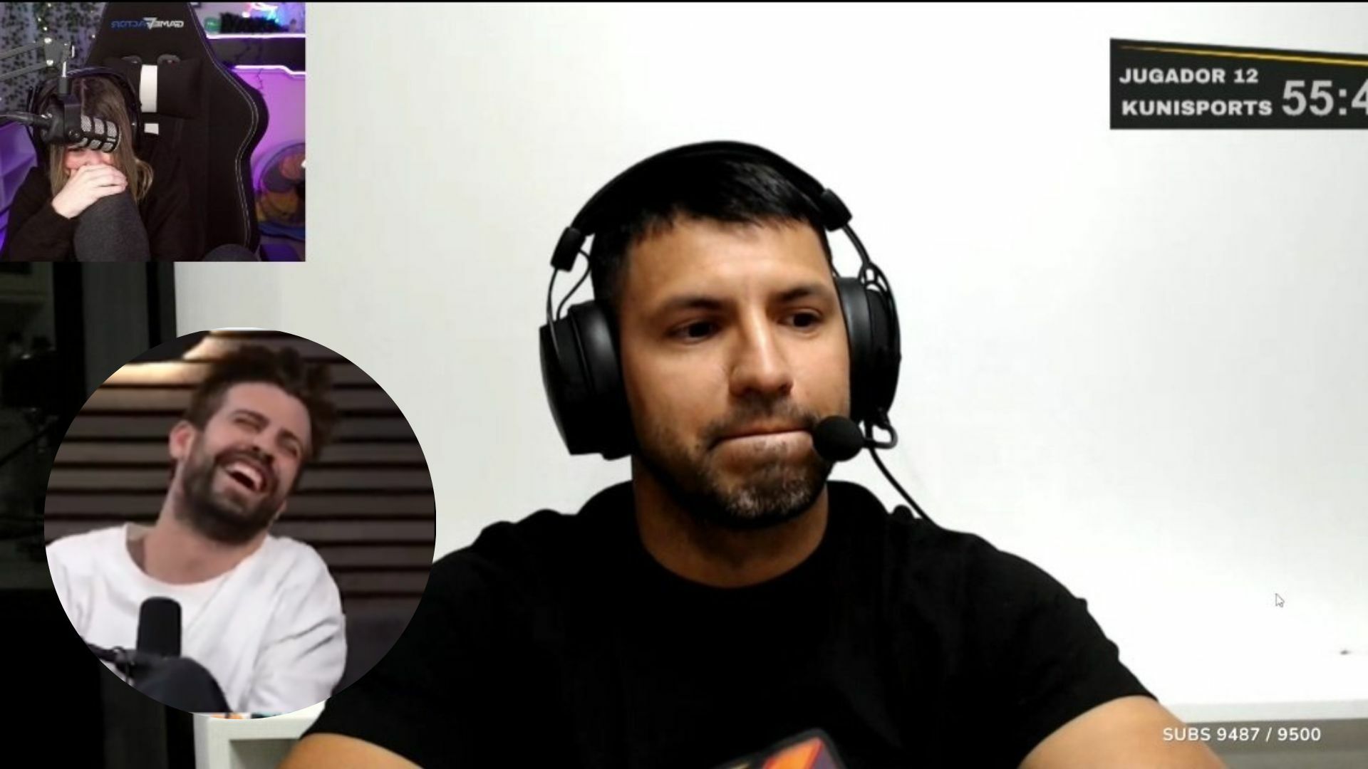 VIRAL: El incómodo momento entre Piqué y Kun Agüero por canción de Shakira