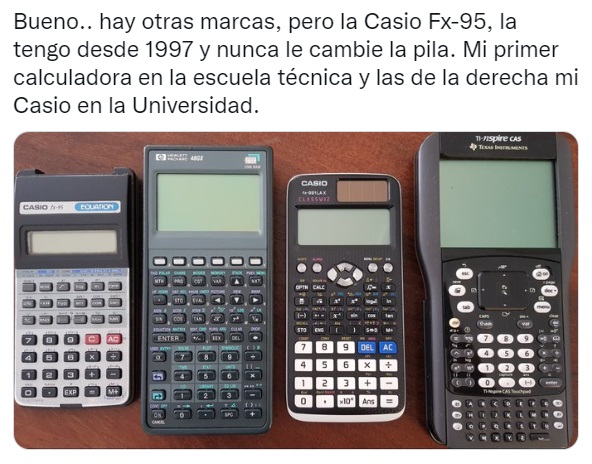 Desde calculadora hasta videojuegos, usuarios destacan todas las cualidades de Casio