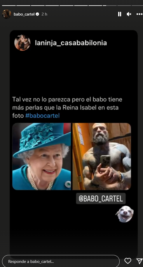 Babo no se aguanta la risa tras ver los memes que dejó su video