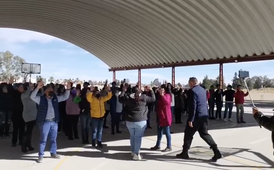 Realizan simulacro de tirador activo en el CBTIS 110