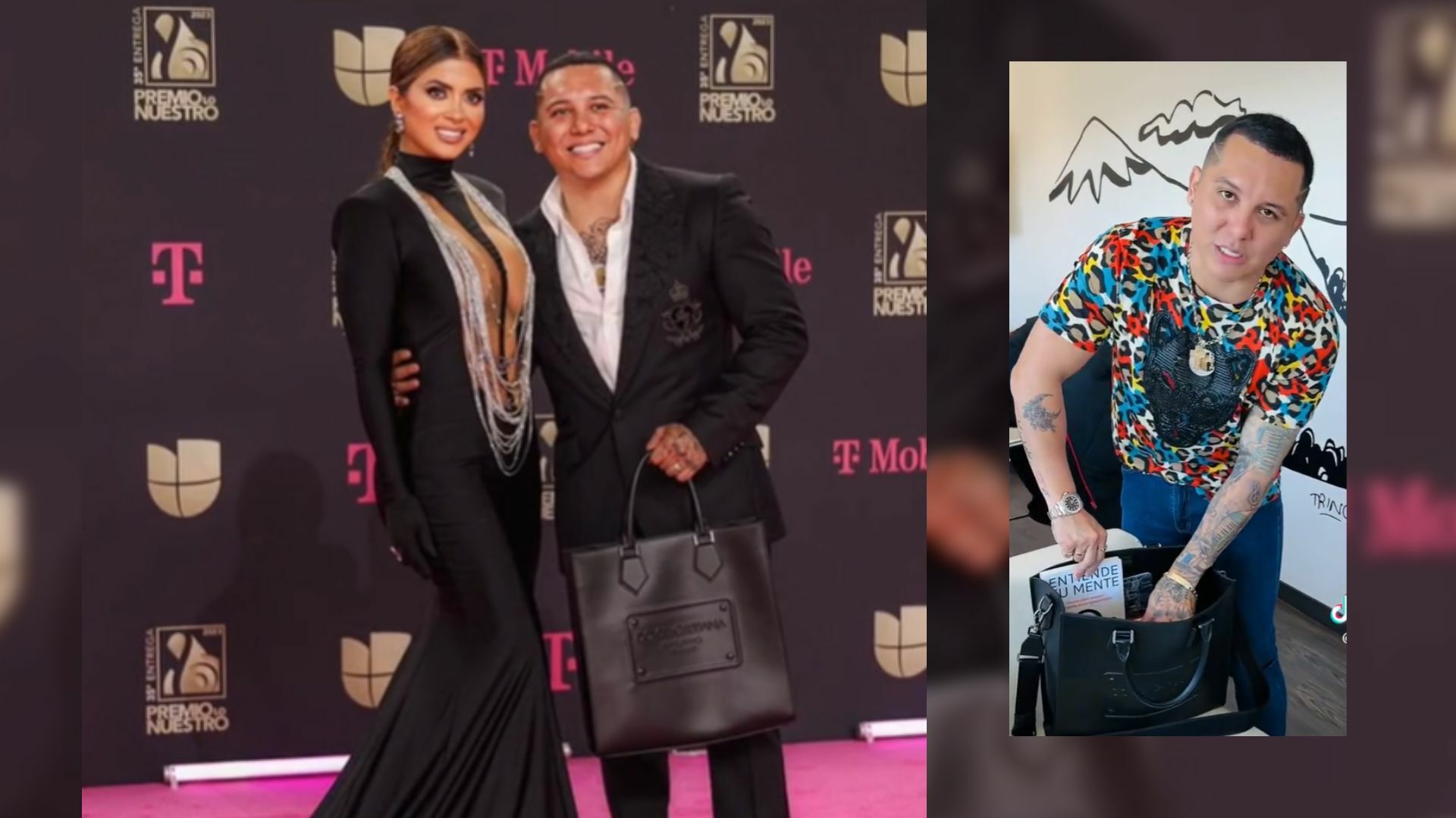 Tras críticas por llevar bolsa, Edwin Luna revela qué carga en ella