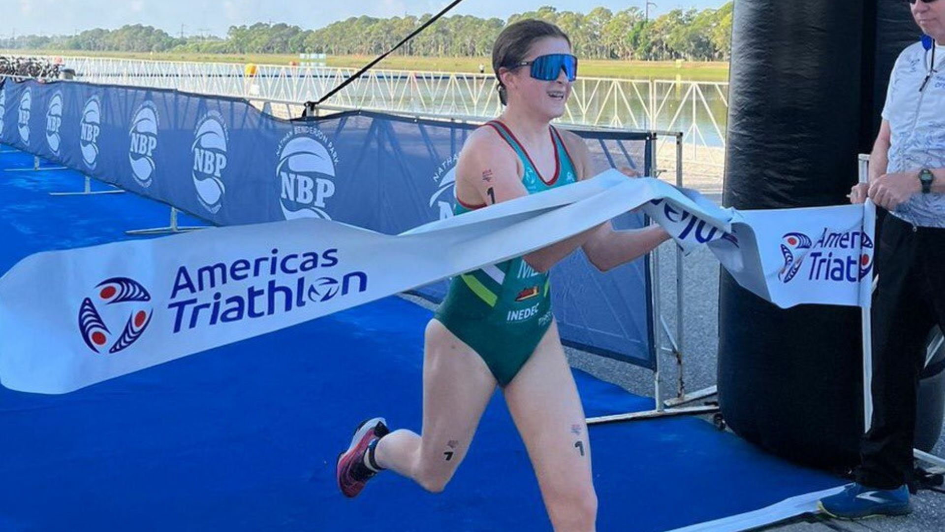 Triatleta lagunera Jimena de la Peña triunfa en Florida