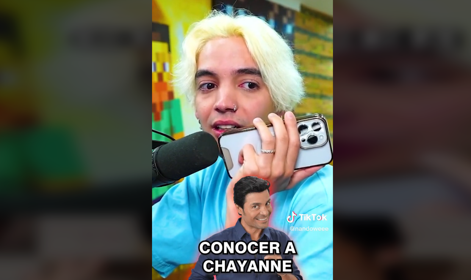 Streamer le promete a su mamá que conocerá a Chayanne
