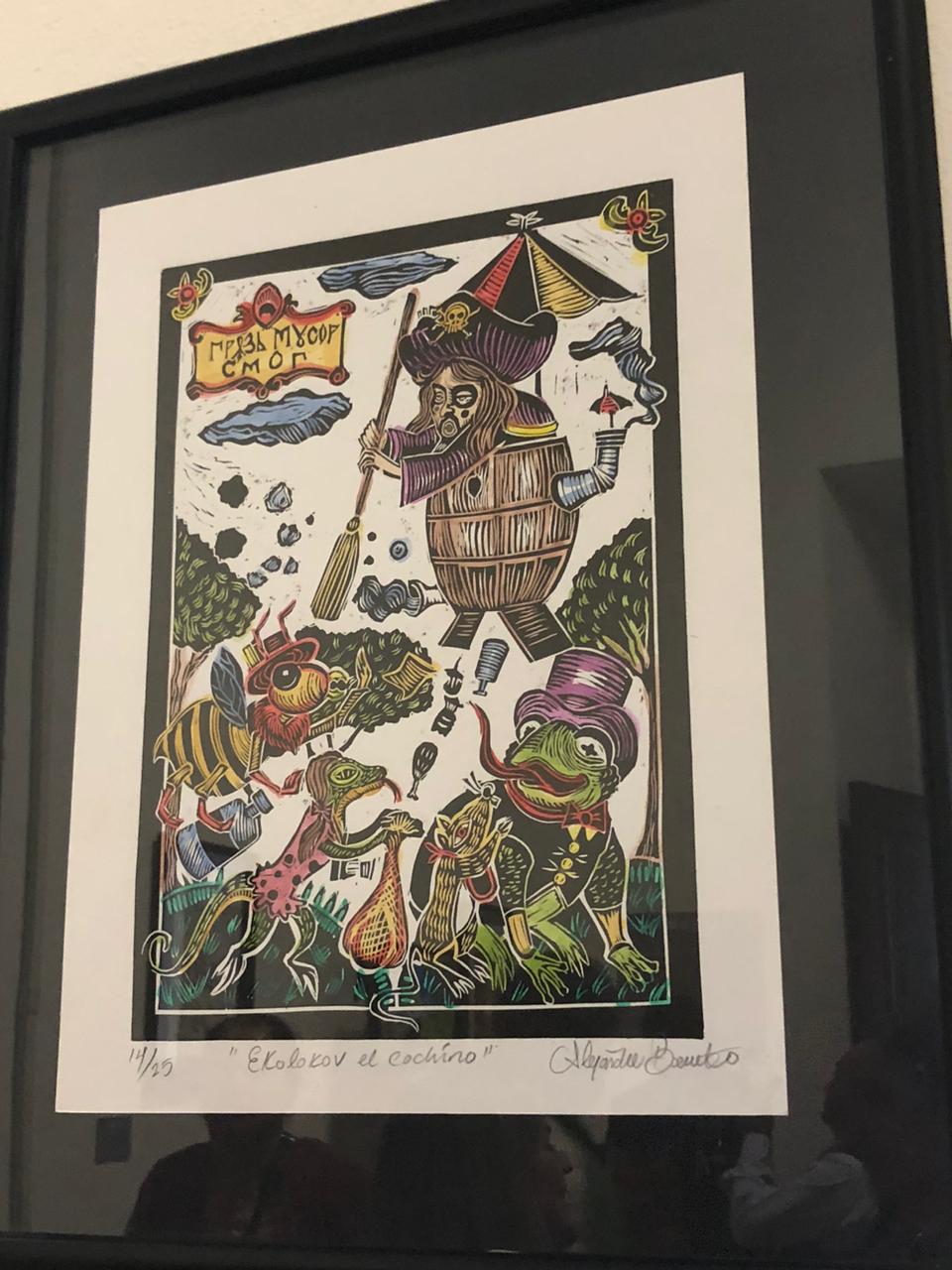 Un homenaje desde el grabado a 'Odisea Burbujas' llega al Museo 450