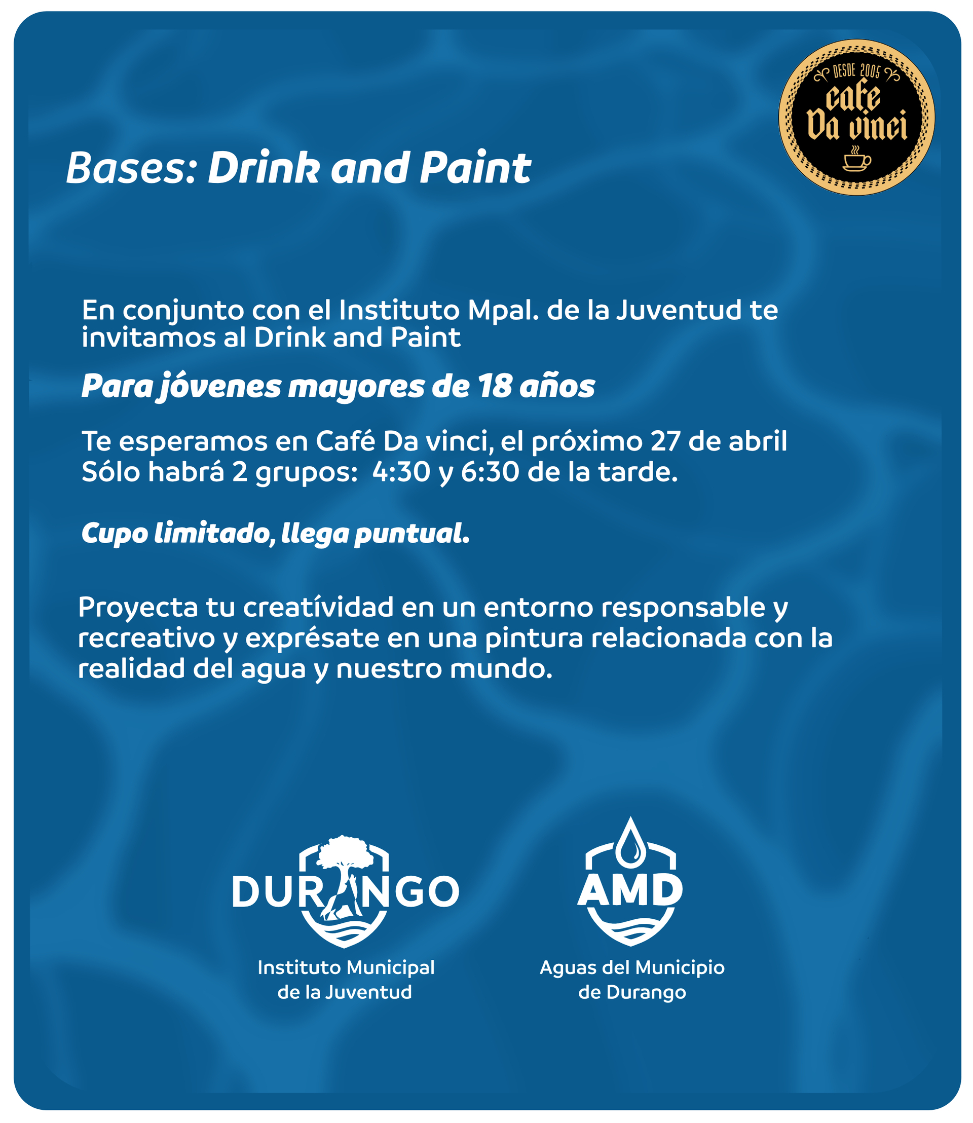 AMD y el IMJ invitan a los duranguenses a participar en el 'Drink and ...