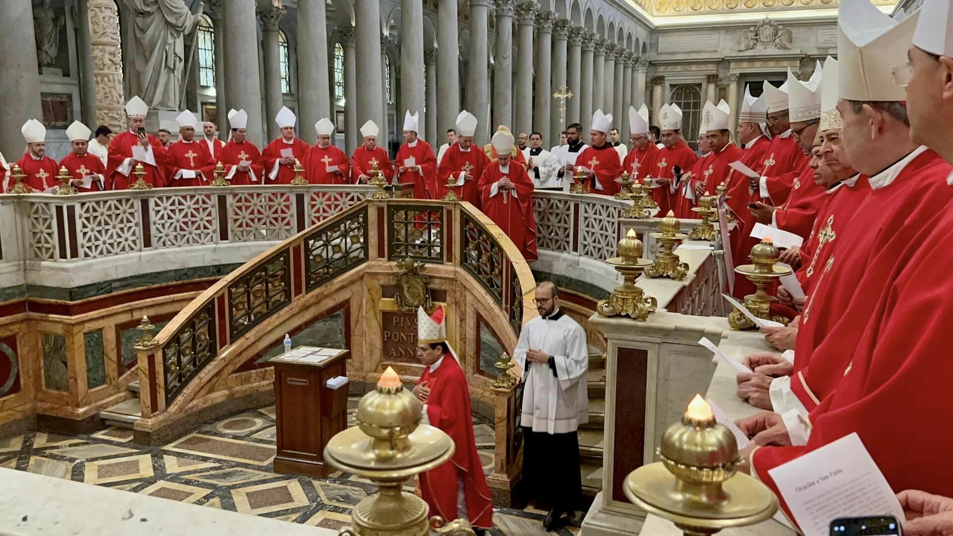 Arzobispo de Durango presidió celebración eucarística en Roma