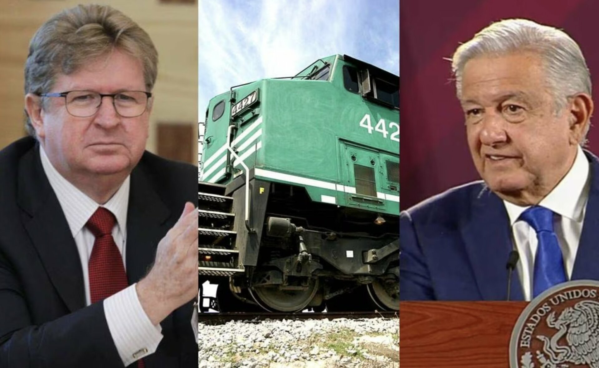 Resueltas las diferencias de AMLO y Larrea sobre Ferrosur