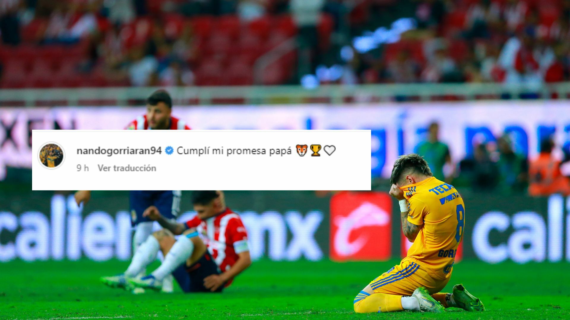 Así celebró Fernando Gorriarán su primer campeonato en Liga MX