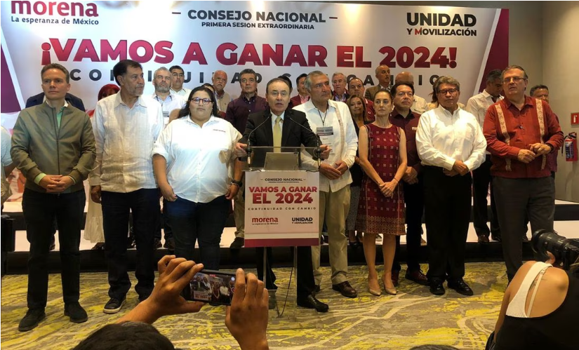'Corcholatas' de Morena firman acuerdo por la unidad 'Corcholatas' de Morena firman acuerdo por la unidad