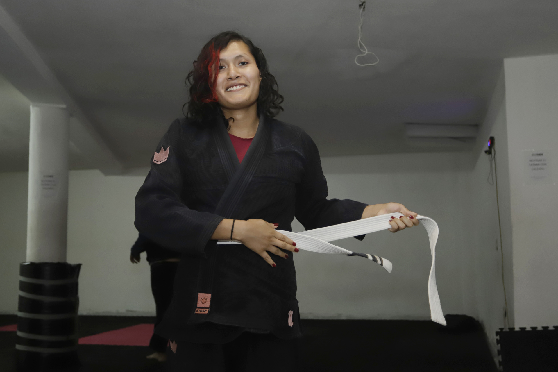 Mazikeen Castillo, campeona trans mexicana abre paso en jiu-jitsu brasileño