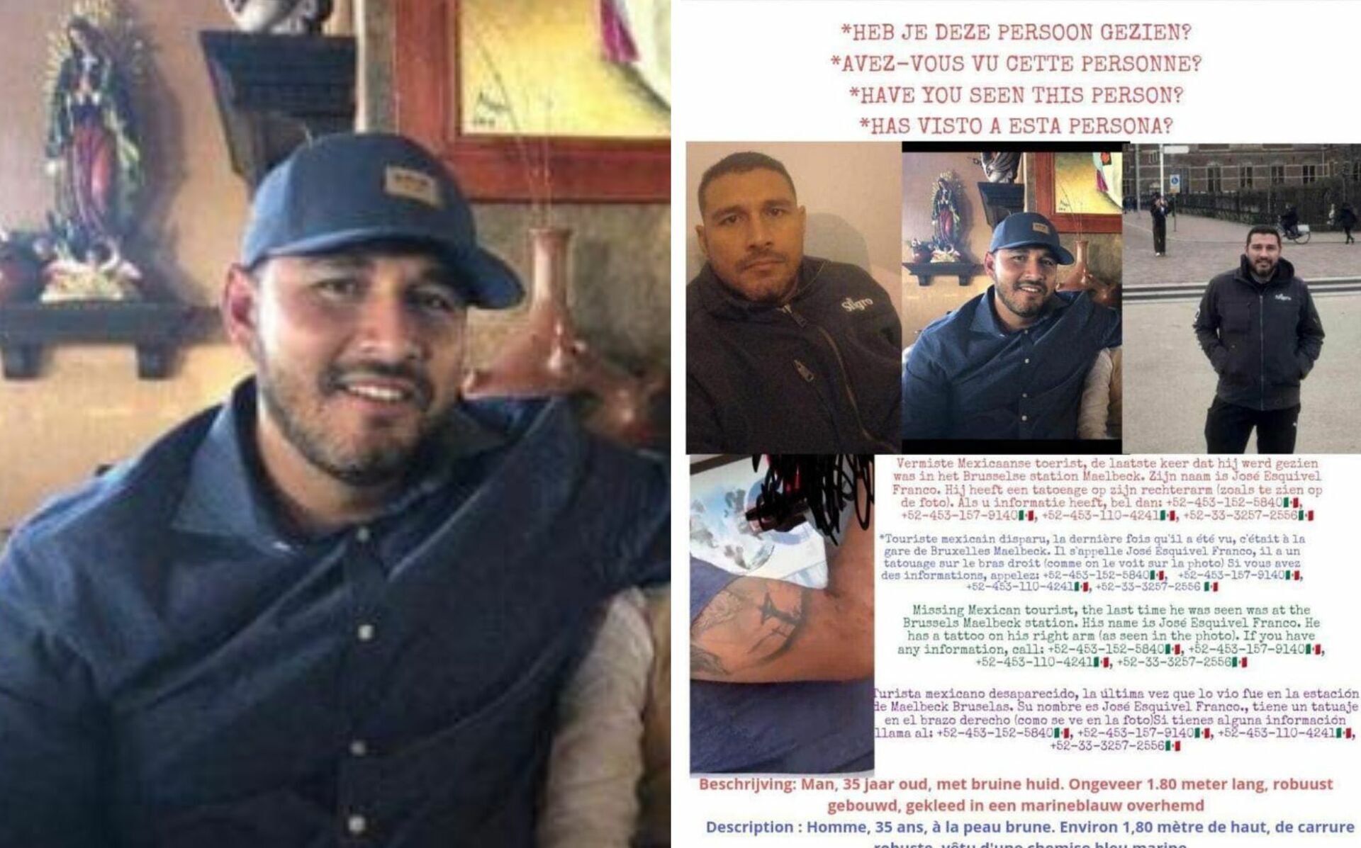 No solo María Fernanda: piden apoyo para José Esquivel Franco, mexicano ...