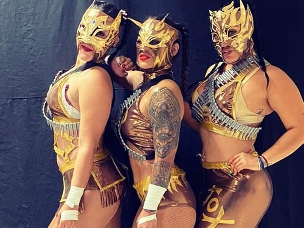 Vienen 'Las Tóxicas' a función de lucha libre en La Laguna