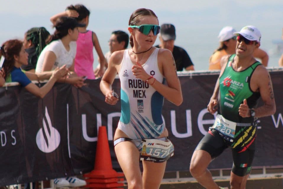 Triatletas Diane y Valeria, al podio, en Veracruz