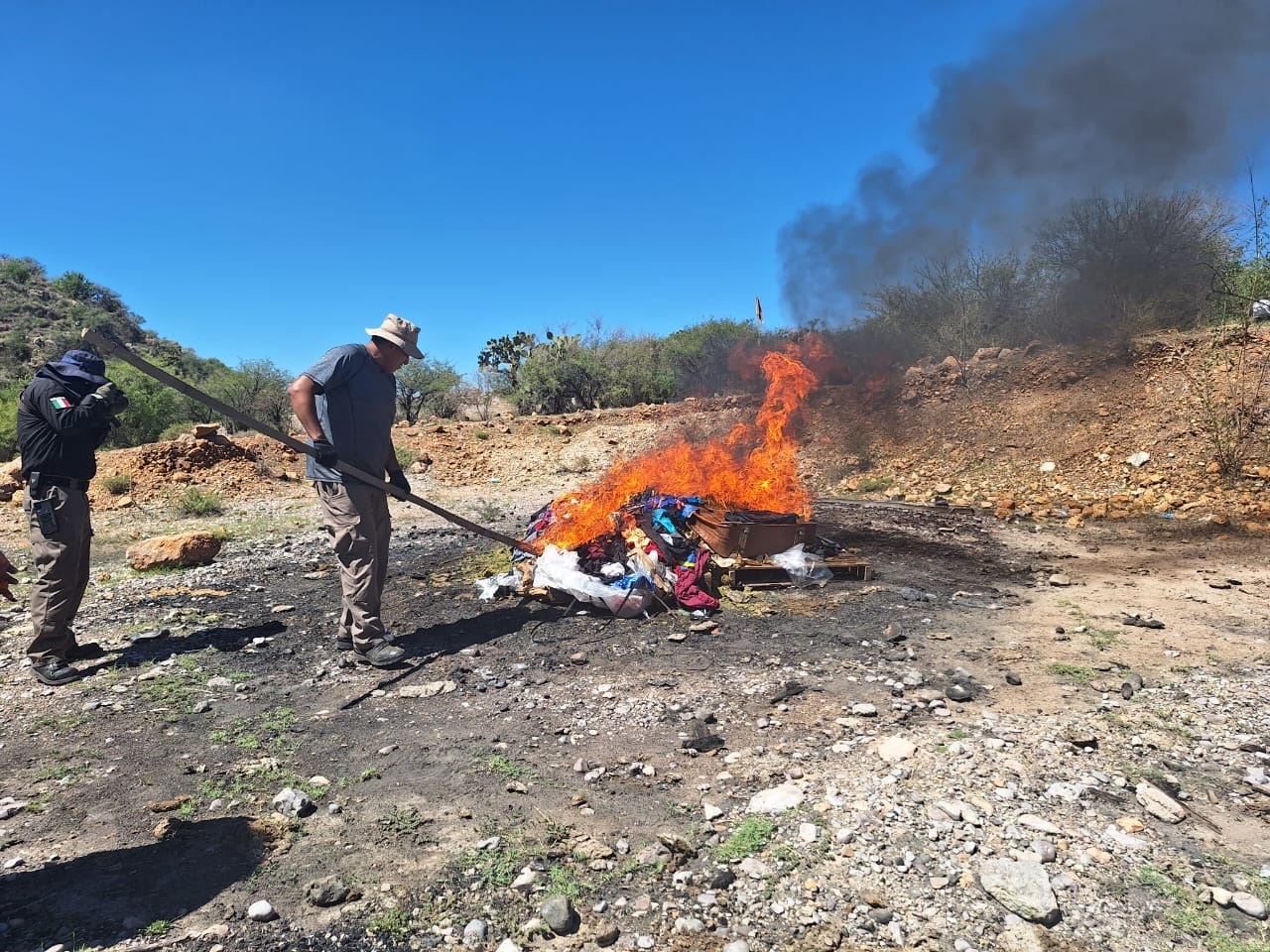 Incinera Fgr 113 Kilos De Drogas En Durango