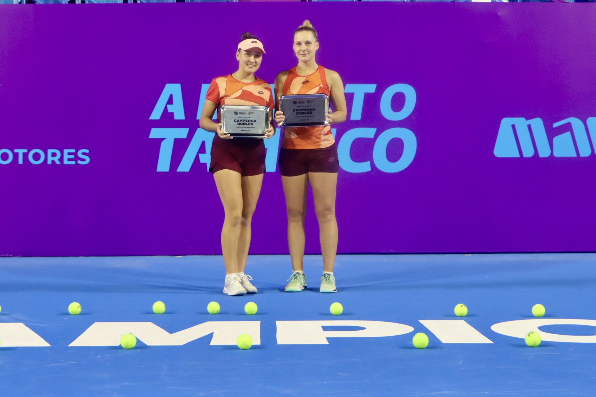Kamilla Rakhimova y Anastasia Tikhonova se coronan en el dobles del Abierto Tampico 2023