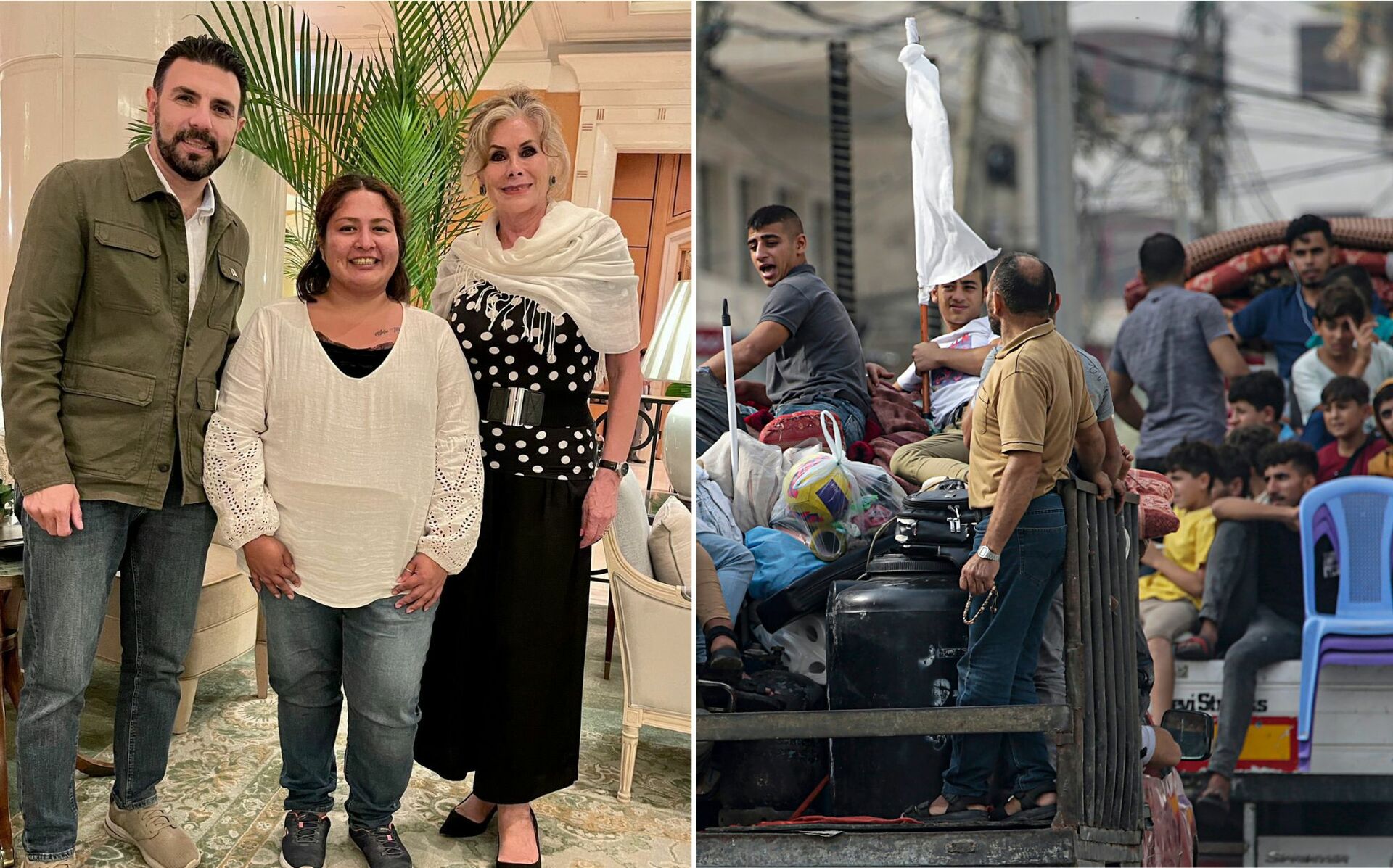 Michelle, mexicana rescatada de la Franja de Gaza, ya está en camino a ...