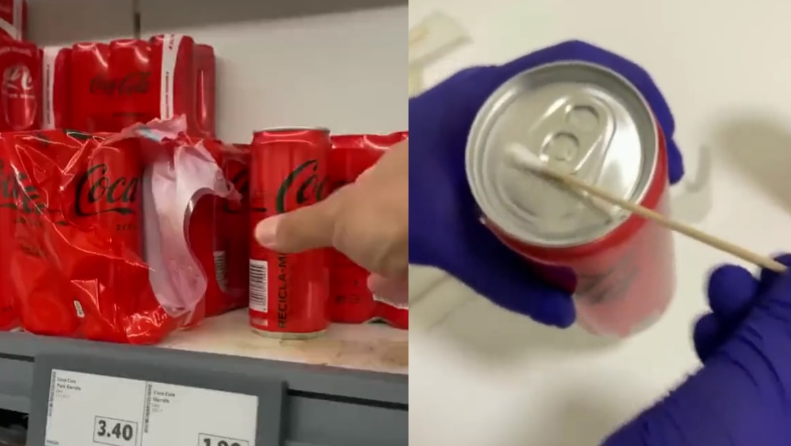 Video revela qué tanto están contaminadas las latas de los refrescos