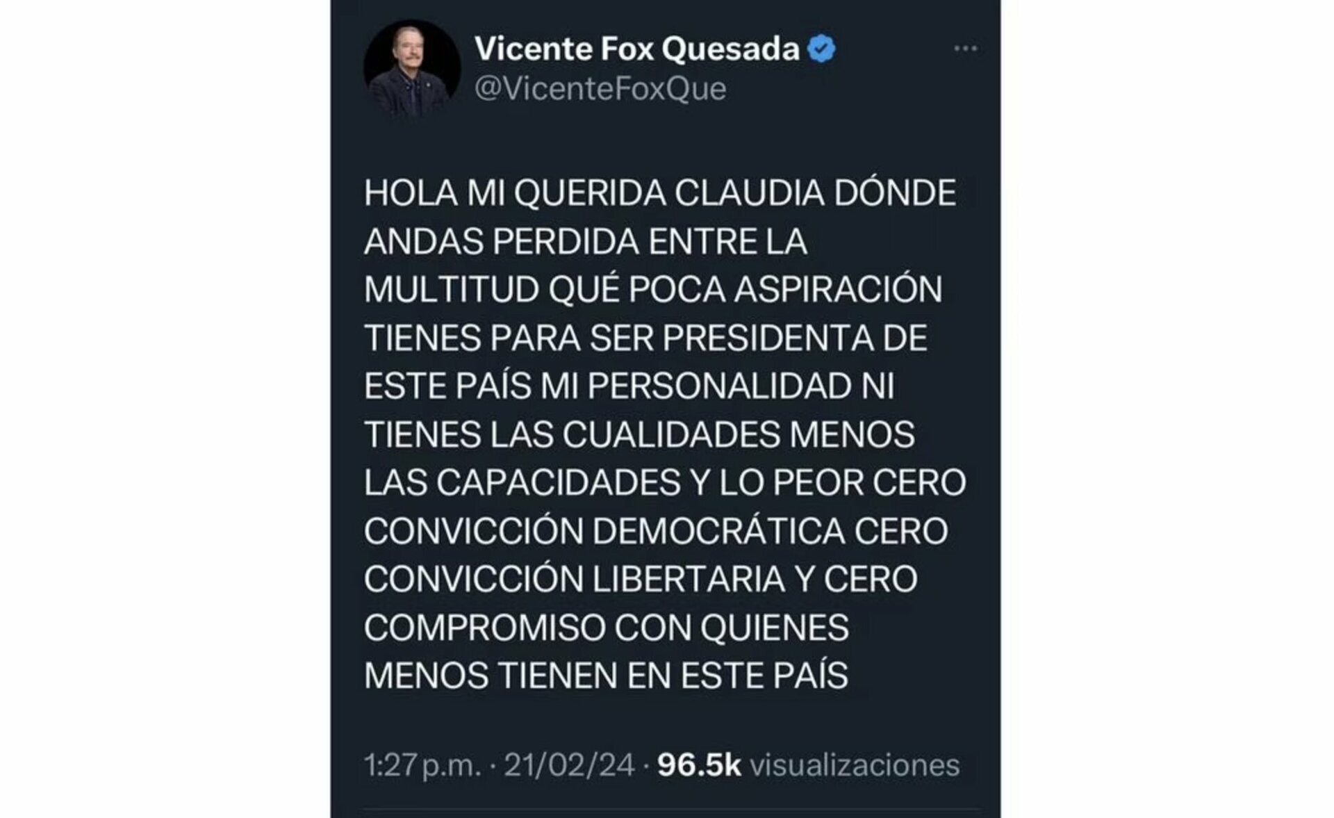 Sheinbaum responde con emoji a publicación de Fox en contra de ella; el ...