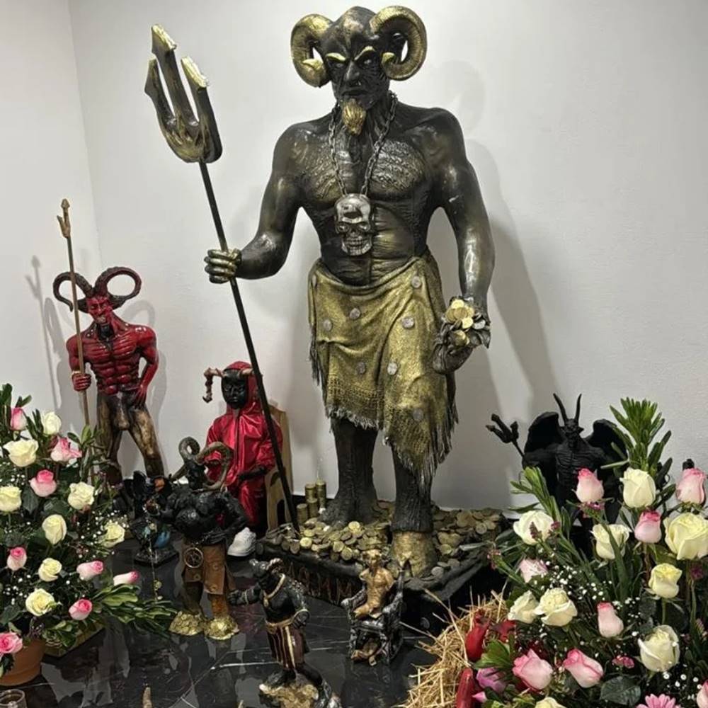 Localizan un nuevo altar satánico en la CDMX