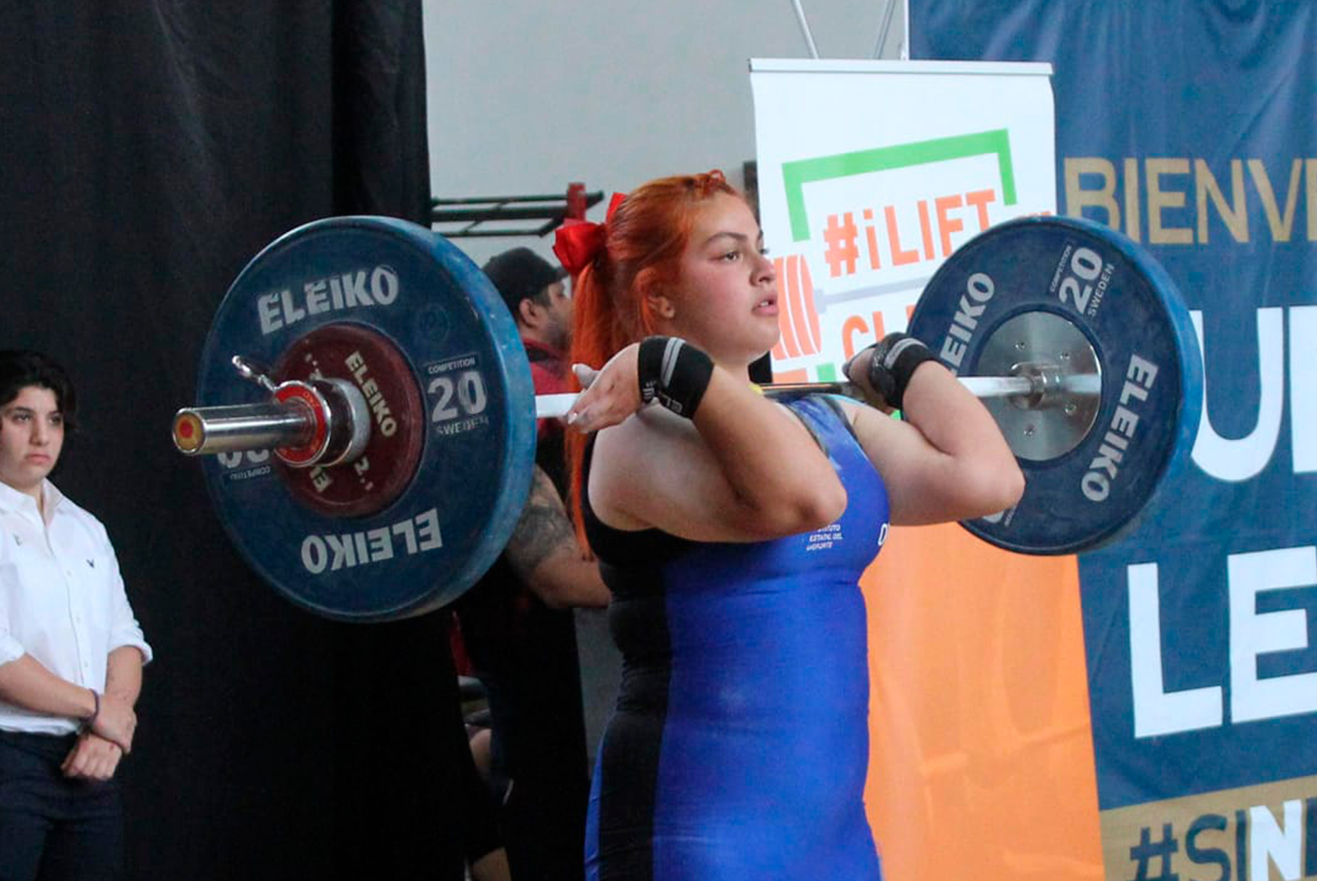 Rosa Rivas logra pase en pesas