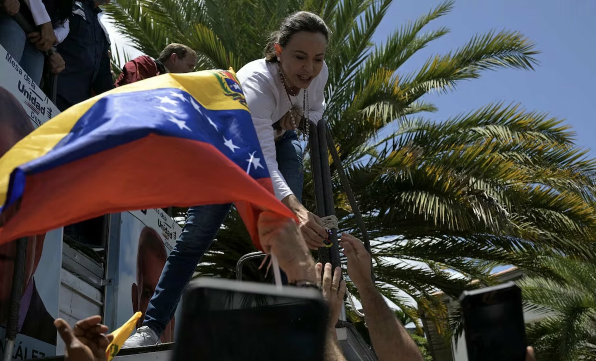 María Corina Machado anuncia gran protesta mundial el 17 de agosto