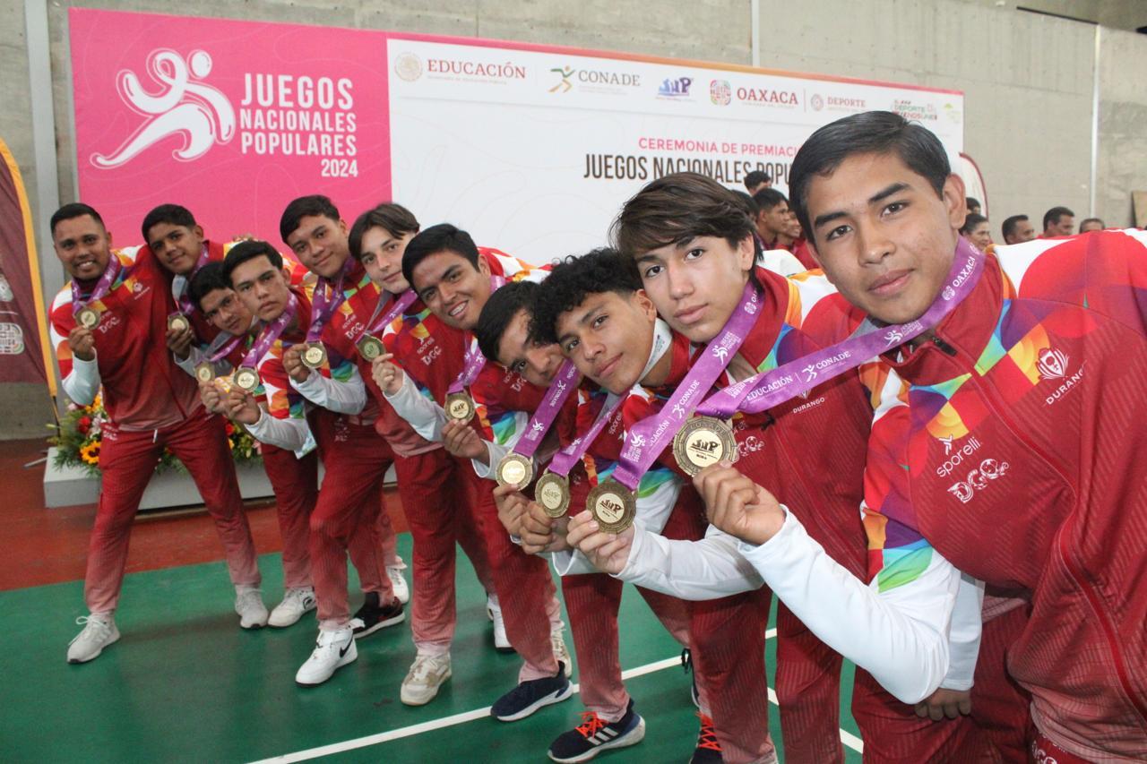 Durango gana oro y bronce en futbol 6x6 en los Juegos Nacionales Populares