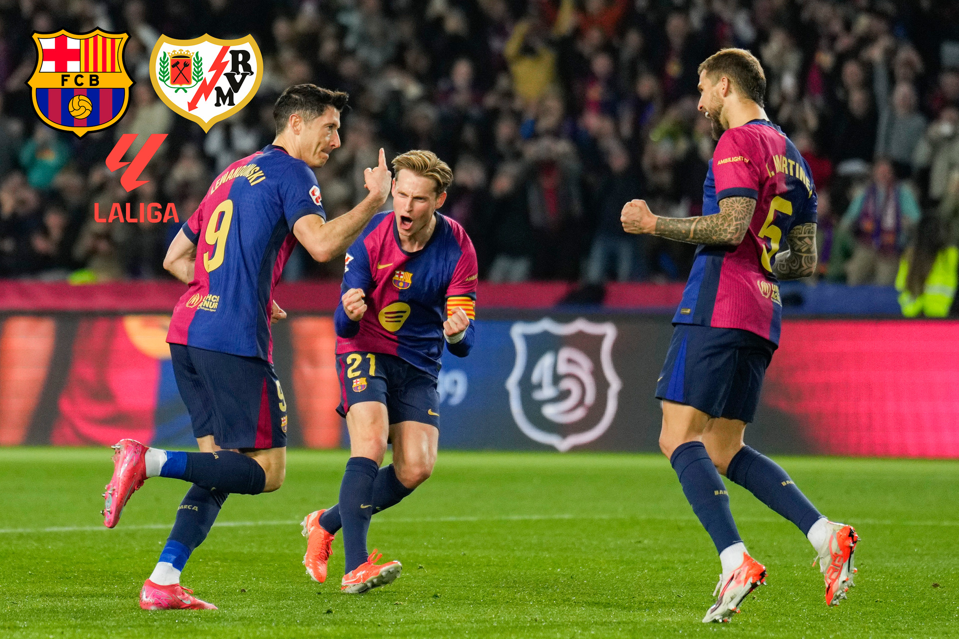 La Liga: FC Barcelona es líder tras vencer al Rayo Vallecano con gol de Robert Lewandowski