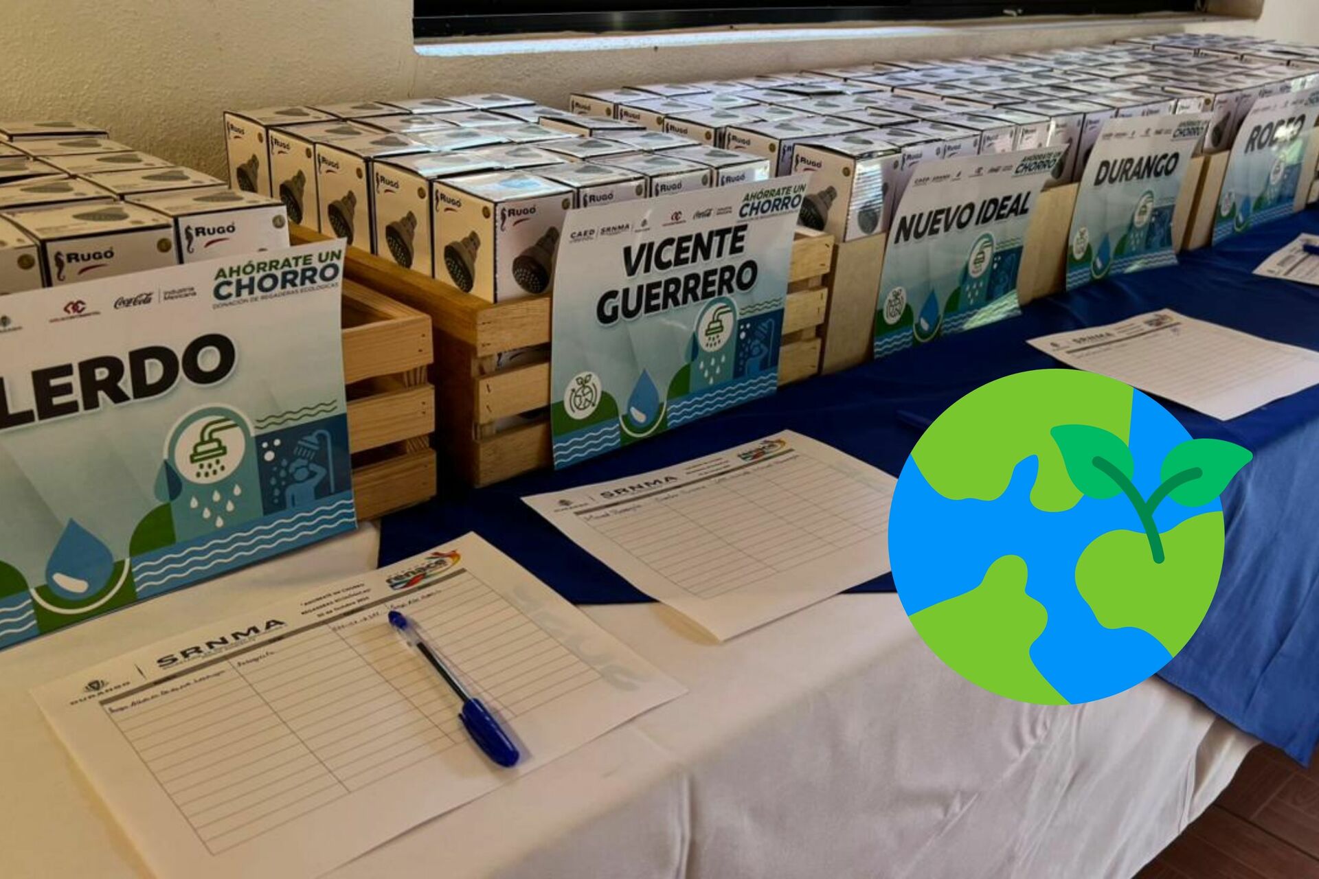 Entregarán 15 mil regaderas ecológicas para ahorrar agua en Durango